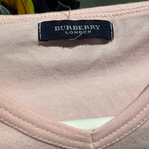 Burberry | Tops | Burberry Light Pink Tee | Poshmark
